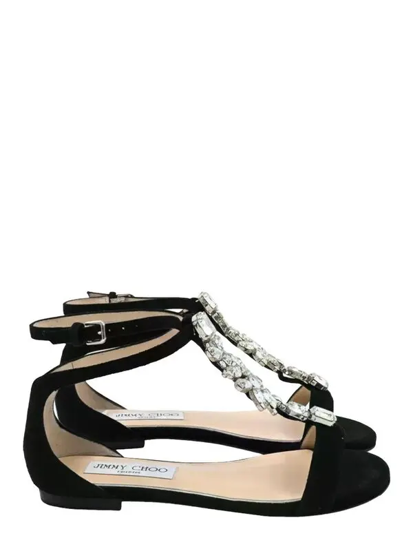 JIMMY CHOO Averie Sandals - Black