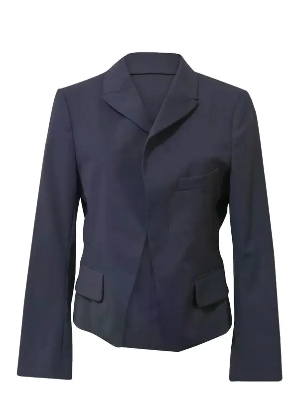 JIL SANDER Single-breasted Blazer - Blue