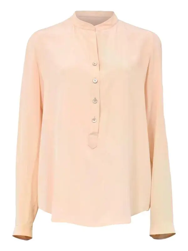 Stella McCartney Mandarin-collar Blouse - Neutrals