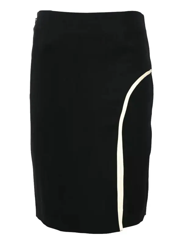 LANVIN Piped-trim Mini Skirt - Black