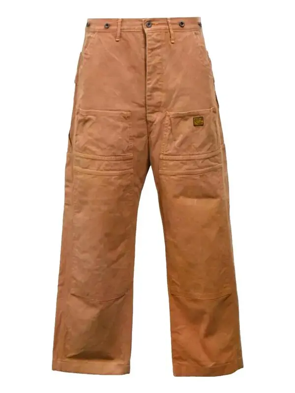 Kapital Lumber Straight-leg Cargo Pants - Brown