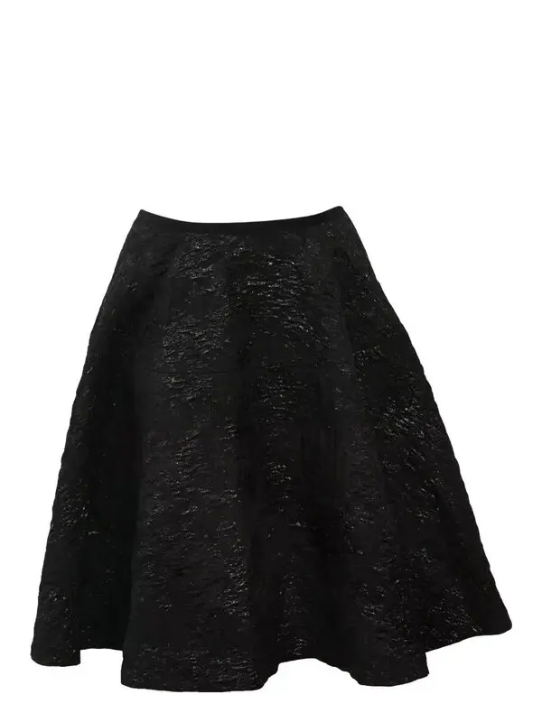 LANVIN Jacquard A-line Mini Skirt - Black