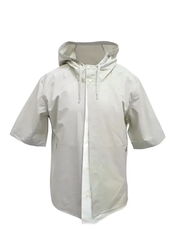 Hermès 2024 Short-sleeve Hooded Jacket - Grey