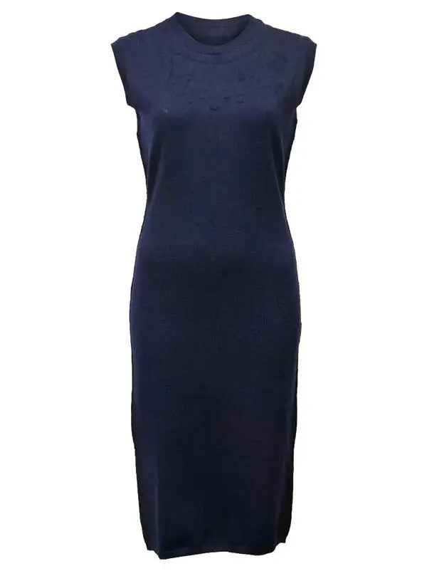 LANVIN 2013 Knitted Midi Dress - Blue