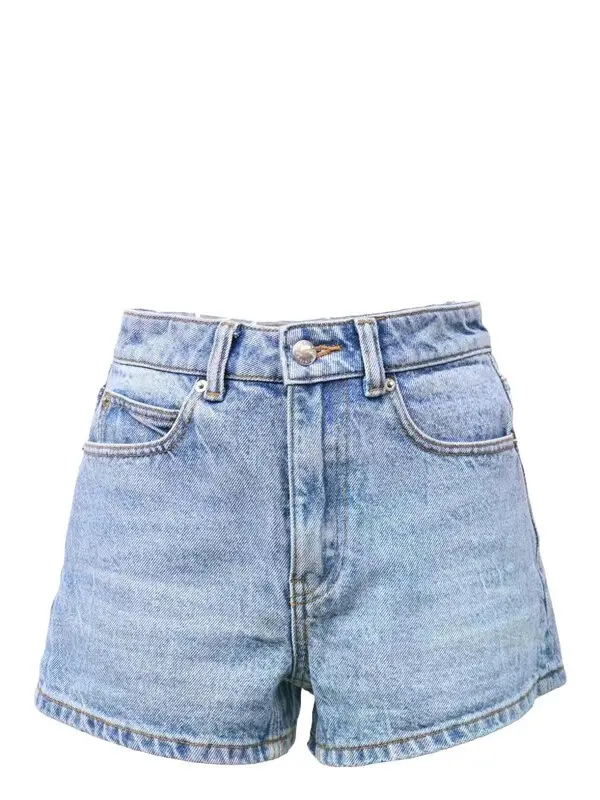 Alexander Wang High-rise Denim Shorts - Blue