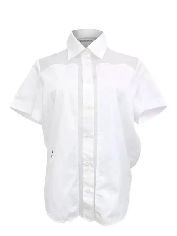 Dior Button-fastening Short-sleeve Shirt - White