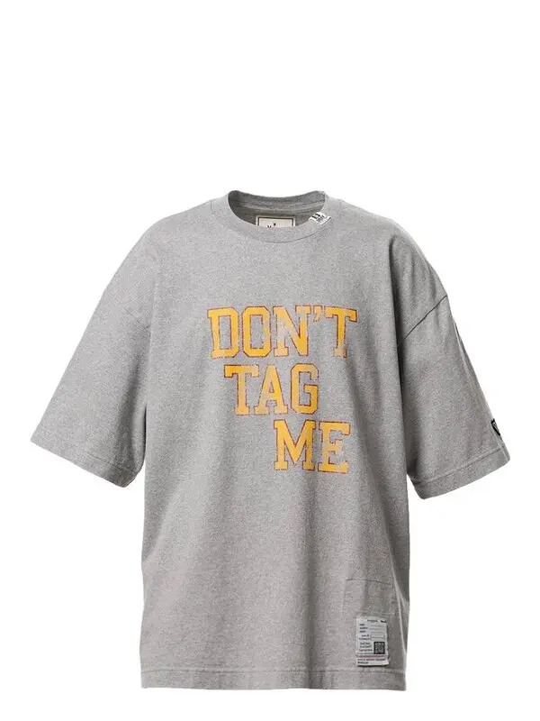 Mihara Yasuhiro Don't Tag Me Printed Tee - Gray