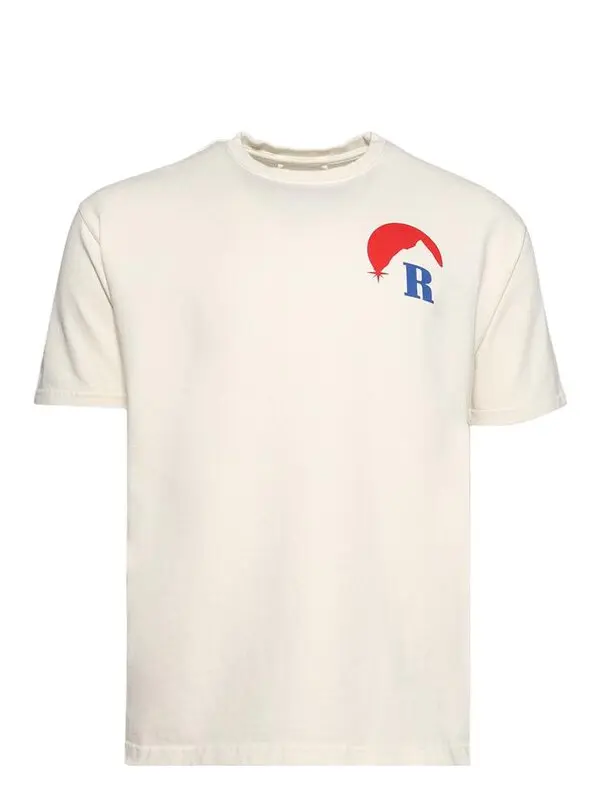 Rhude Moonlight Regatta Tee Vintage And Red - White