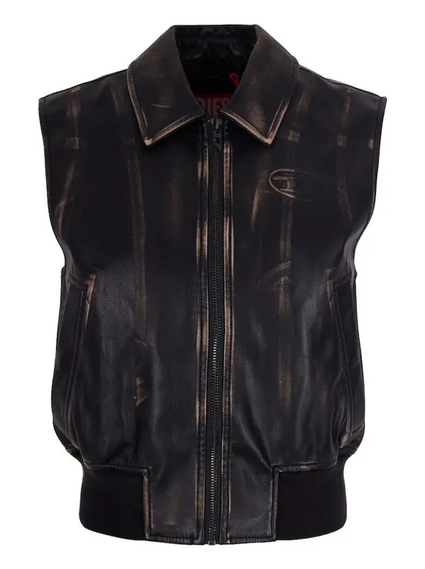 Diesel Sleeveless Jacket - Black