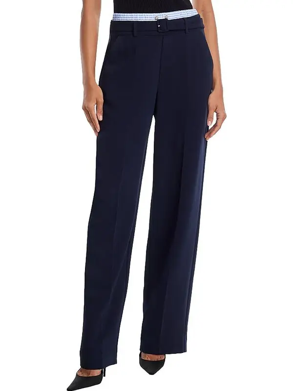 Cinq À Sept Aron Pants - Navy/blue Stripe