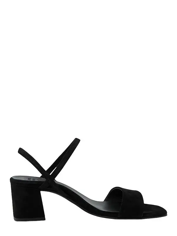 Paul Green Destiny High Heel Sandals - Black Suede
