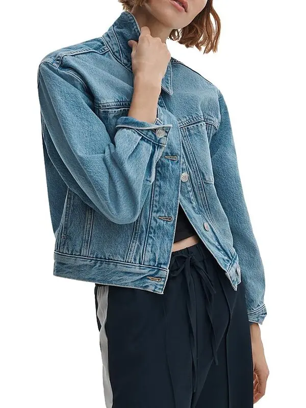 Rag & Bone Marie Trucker Jacket - Everglade