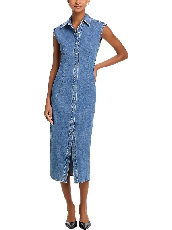 Rag & Bone Airflex Leah Denim Dress - Fennie