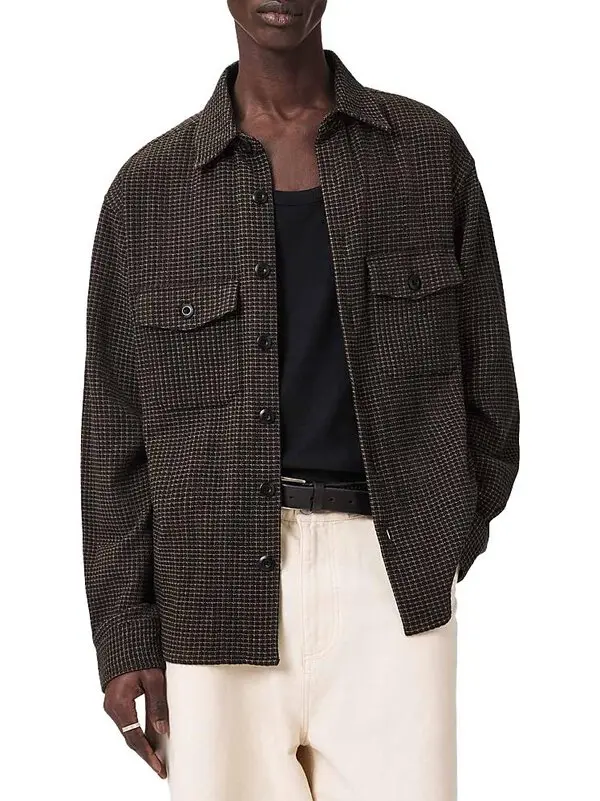 ALLSAINTS Kanda Relaxed Shirt - Brown