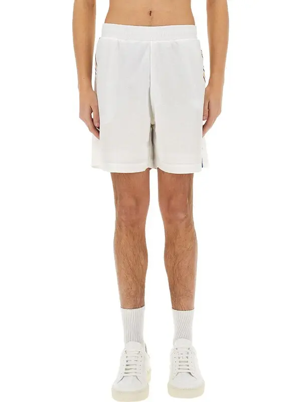 Casablanca Jacquard Monogram Football Shorts - White