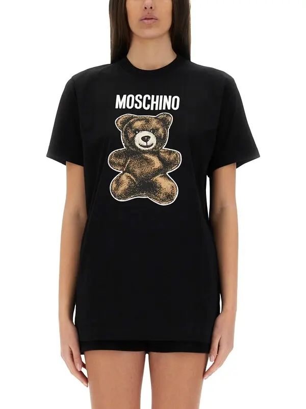 Moschino Printed T-shirt - Black