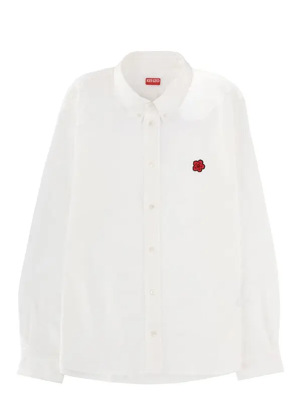 Kenzo Boke Flower" Logo Shirt - White