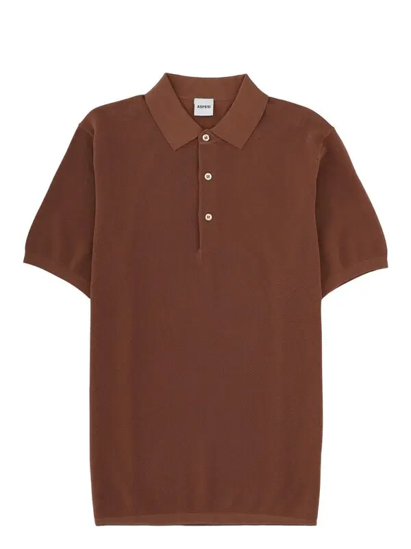 Aspesi Cotton Polo - Brown