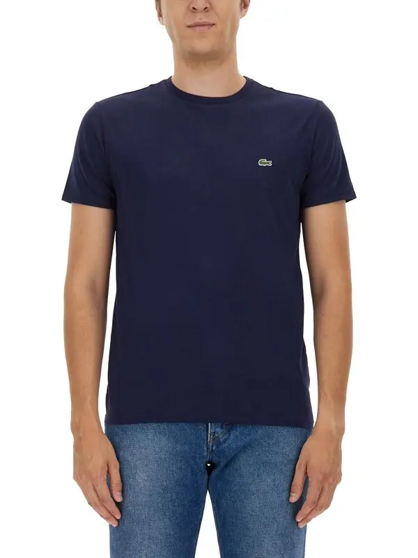 Lacoste T-shirt With Logo - Blue