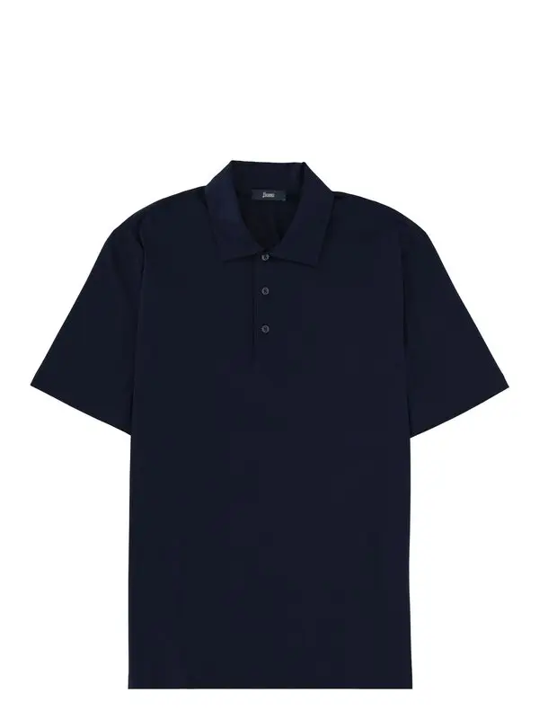 Herno Cotton Polo - Blue