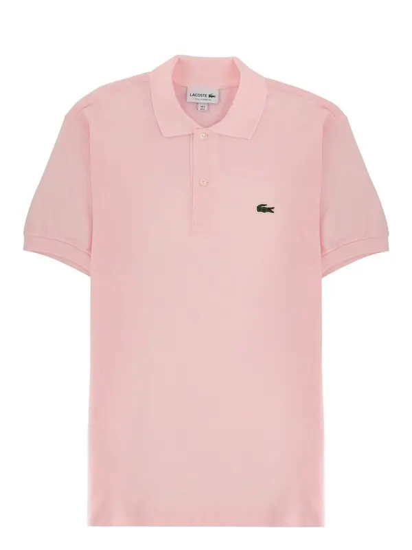 Lacoste Polo With Logo - Pink