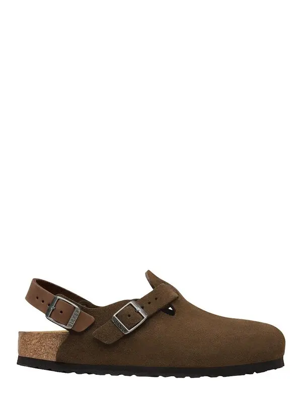 BIRKENSTOCK Tokio Suede Clogs - Carafe