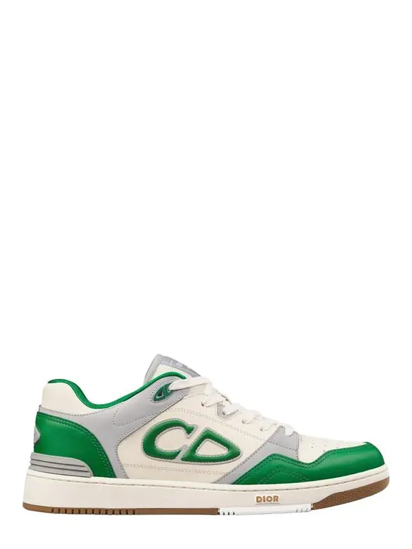 Dior B57 Low Top Sneakers - Cream/green