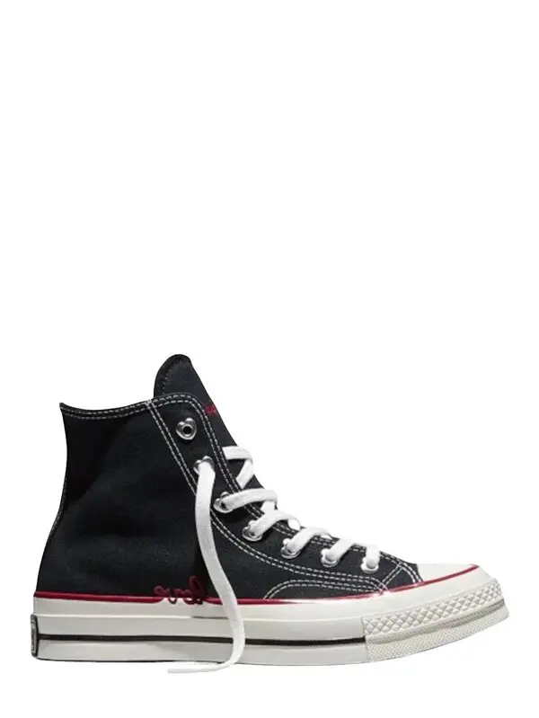 CONVERSE Chuck 70 Hi Valentine's Day Sneakers - Black/egret/days Ahead Red