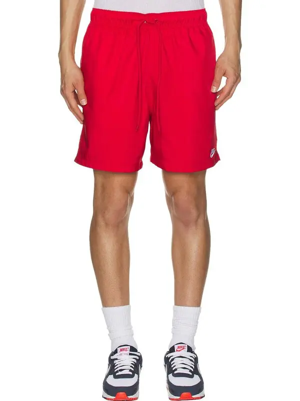 Nike Woven Flow Shorts - University Red & White