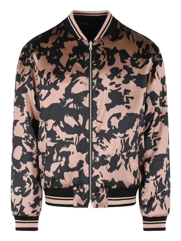 Dries Van Noten Volker Reversible Bomber Jacket - Pink