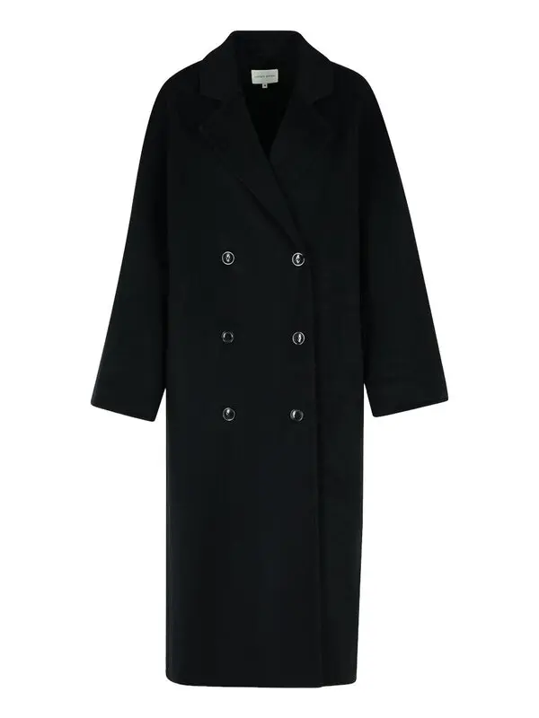 Loulou De Saison Borneo Wool-cashmere Blend Coat - Black