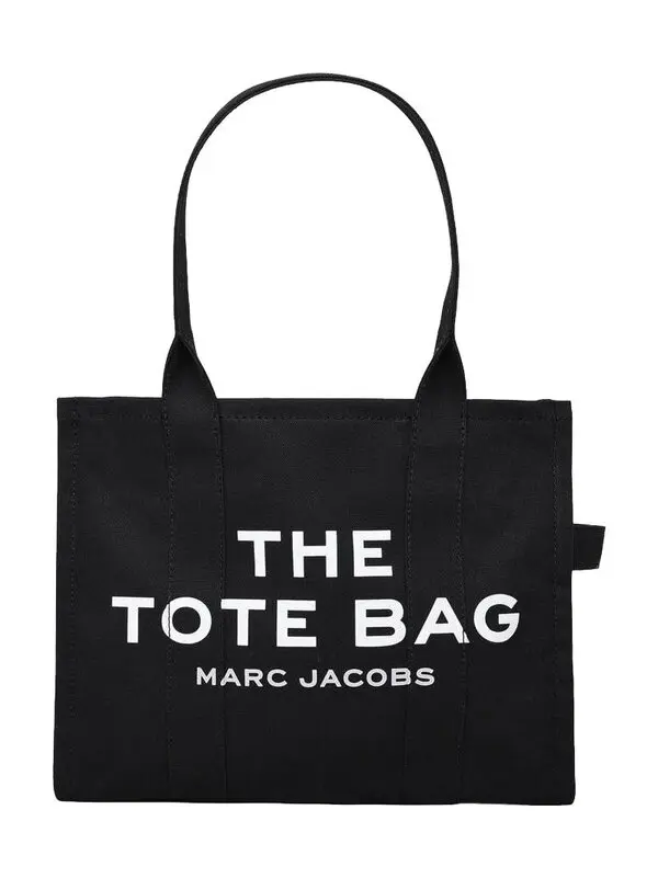 Marc Jacobs Cotton Tote Bag - Black