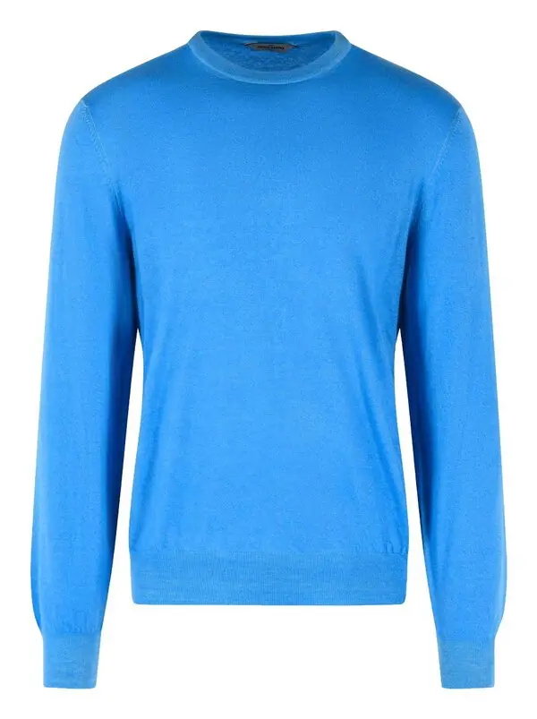 GRAN SASSO Light Cashmere Sweater - Blue