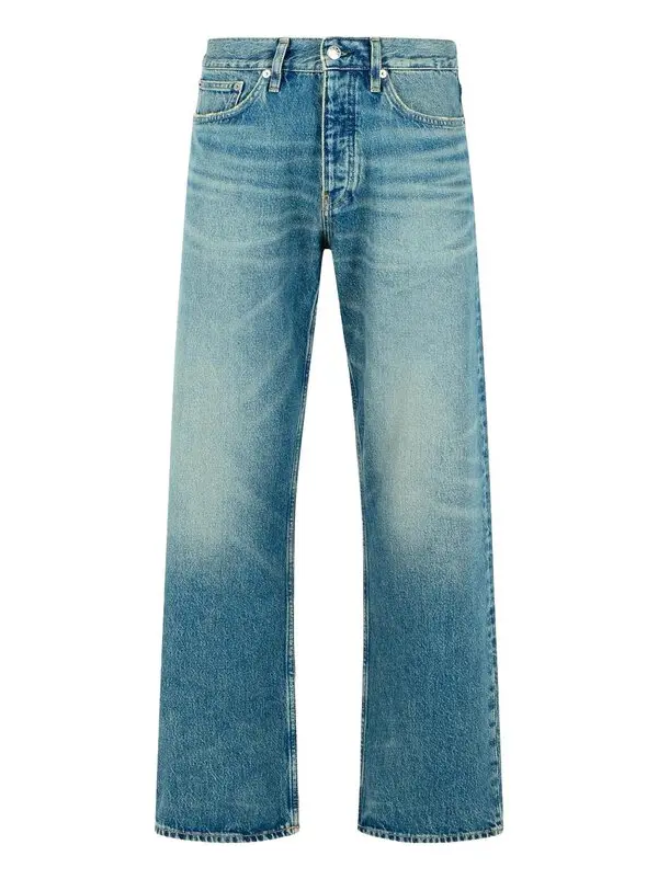 SUNFLOWER Loose Fit Cotton Jeans - Blue