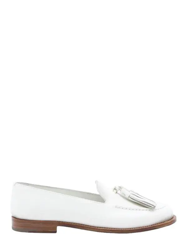 Church's Smooth Leather Loafers With Tassels - White