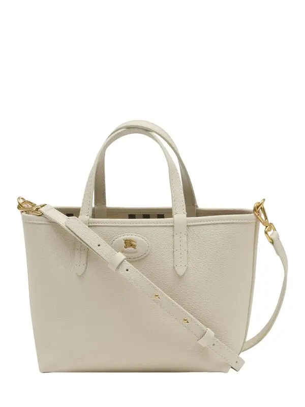 Burberry Mini Reversible Shopper Bag - White