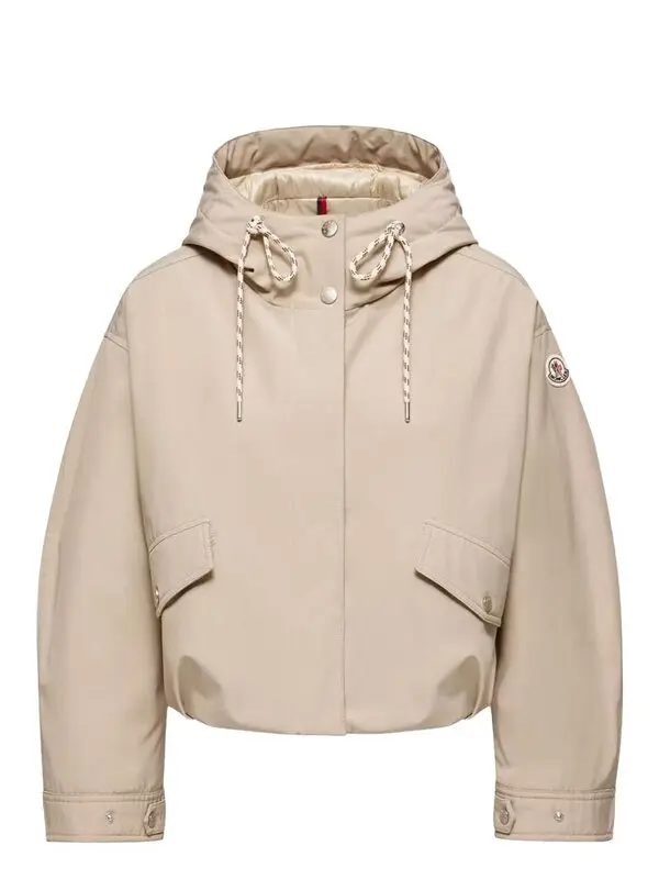 Moncler Eucalyptus Hooded Down Jacket - Grey