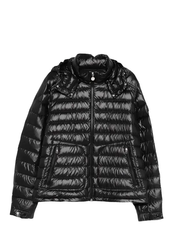 Moncler Lauros Hooded Down Jacket - Black
