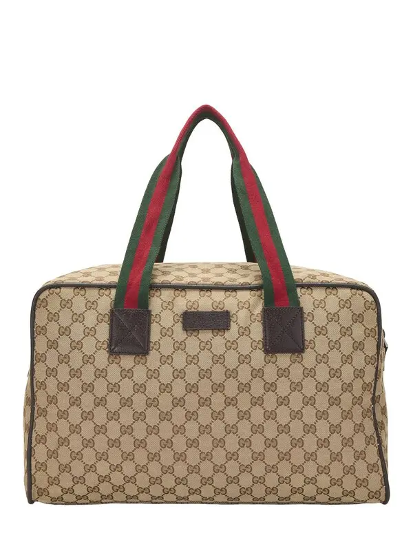 Gucci Gg Canvas Duffle - Brown