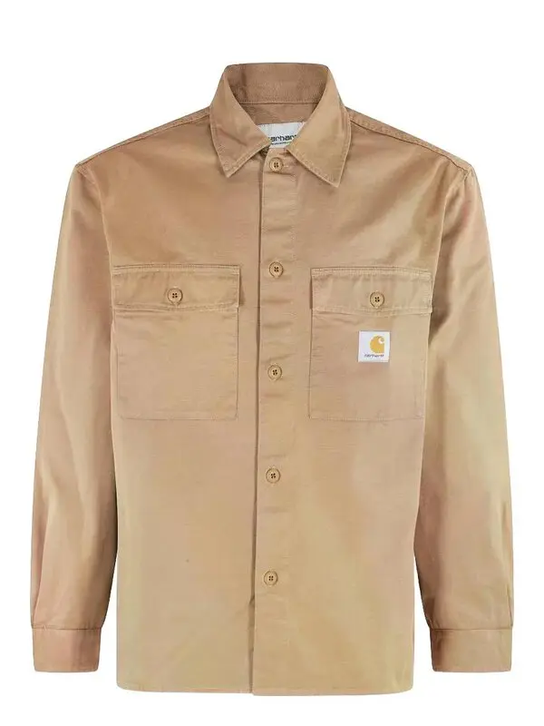 Carhartt Work In Progress Kelly Buttoned Shirt Jacket - Neutrals