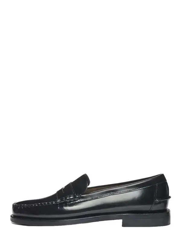 SEBAGO Dan Penny Leather Loafers - Black