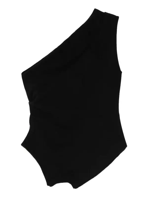 RÓHE One-shoulder Top - Black