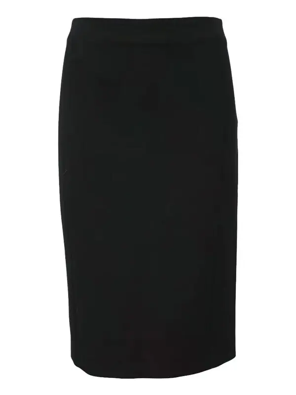 THE ROW Midi Pencil Skirt With Zip Fastening - Black