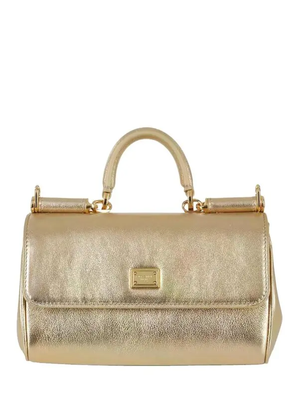 Dolce & Gabbana My Sicily Leather Tote Bag - Gold