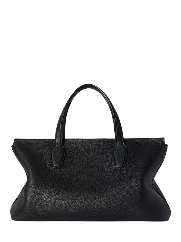 THE ROW Leather Tote - Black