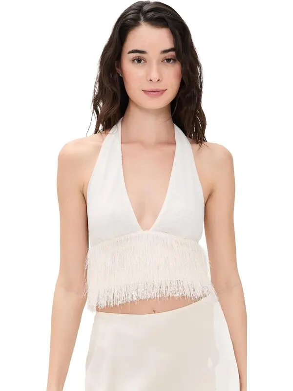 Bec & Bridge Finley Halter Top - White