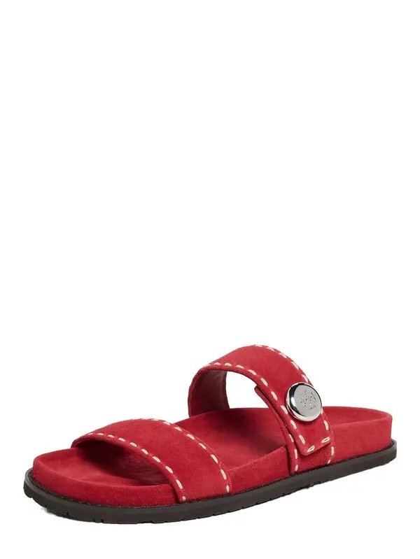 Tory Burch Romy Sport Slides - Toucan Red