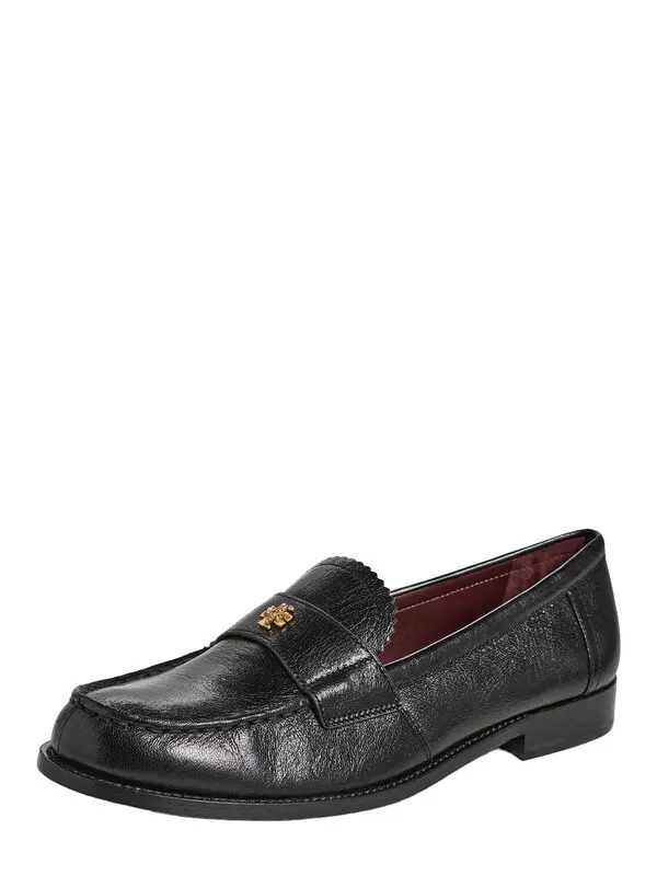 Tory Burch Leather Loafers - Perfect Black