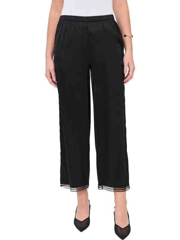 Staud Kirby Silk Pants - Black