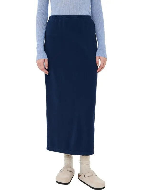 THE ELDER STATESMAN Lounge Skirt - Twilight